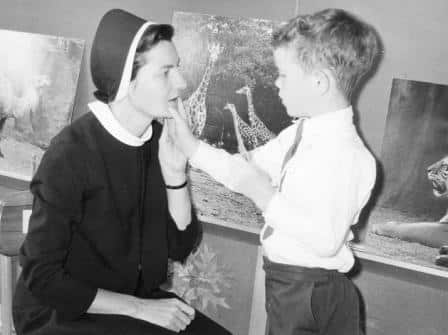 tadoma method bw - DePaul School for Hearing and Speech